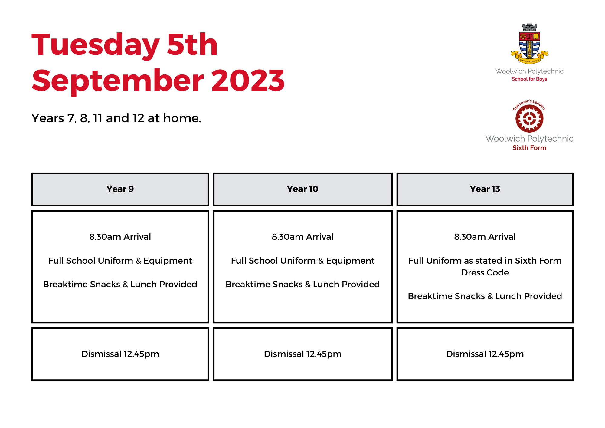 Woolwich Polytechnic School for Boys - Latest News