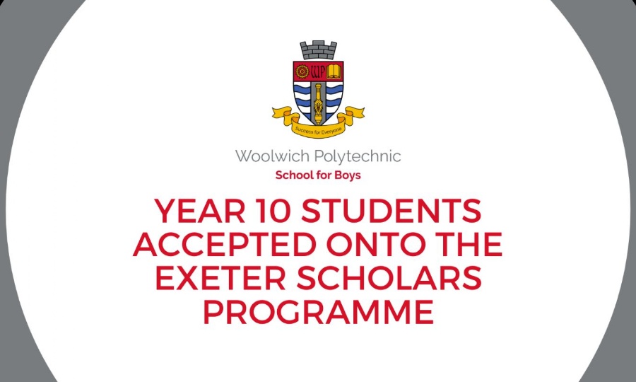 Woolwich Polytechnic School for Boys - Year 10 students accepted onto ...
