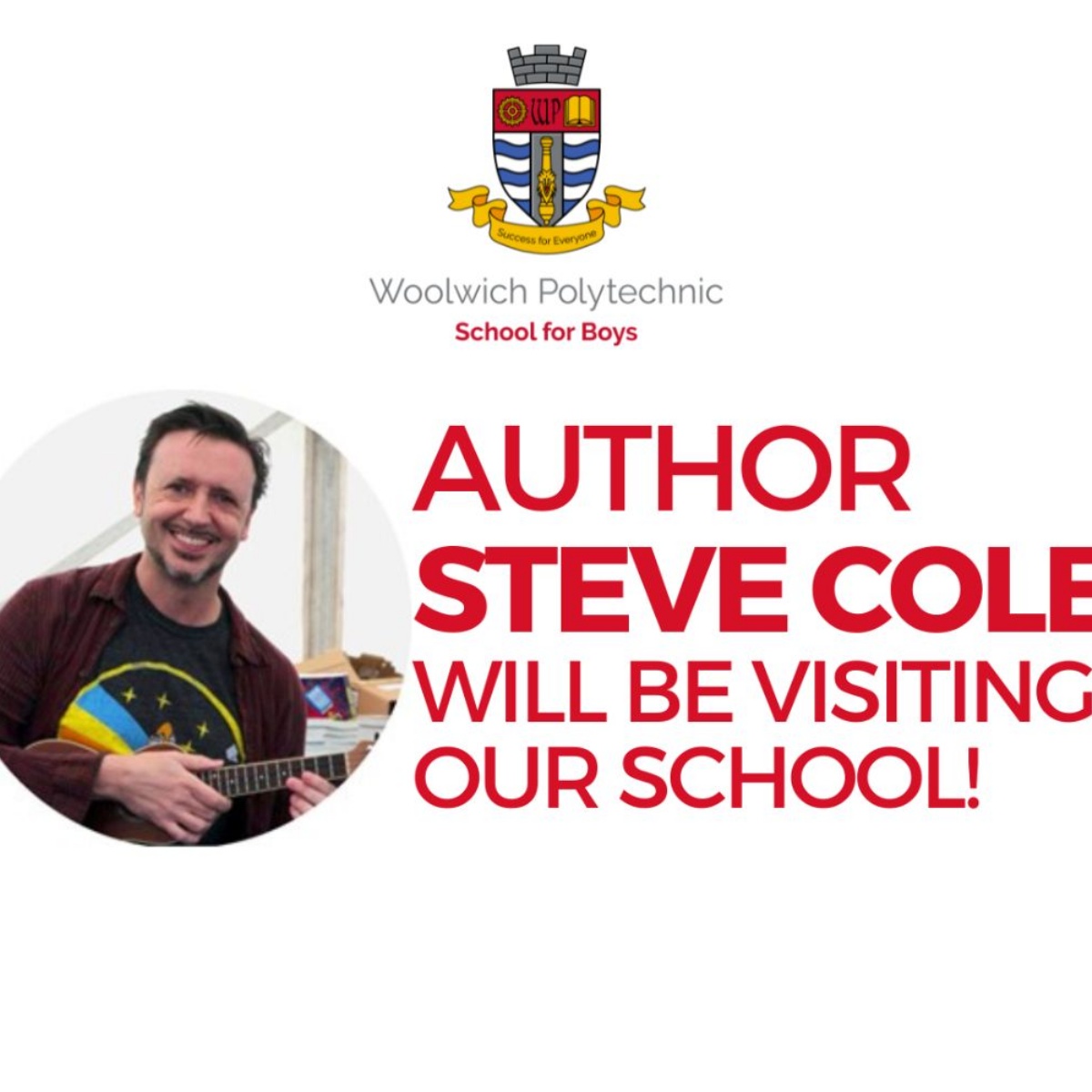 Woolwich Polytechnic School for Boys - Author - Steve Cole will be ...