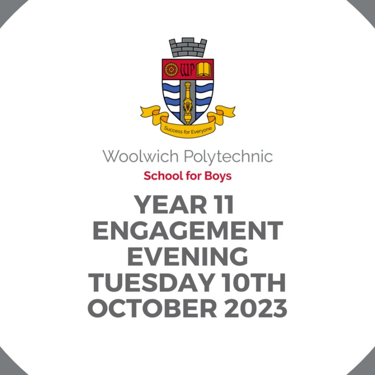 Woolwich Polytechnic School for Boys - Year 11 Engagement Evening ...