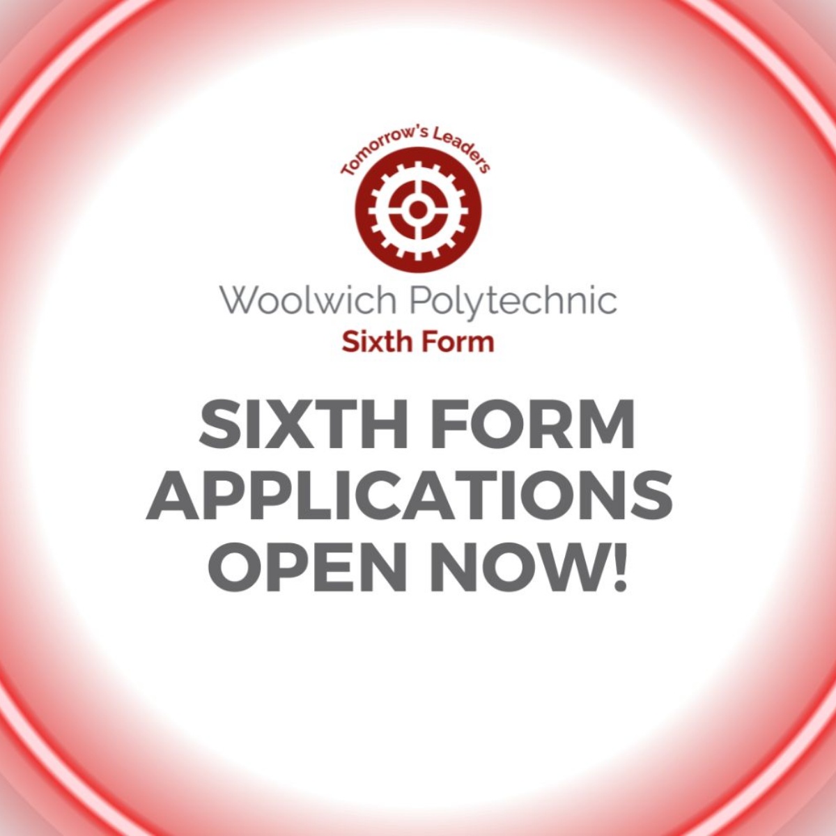 Woolwich Polytechnic School for Boys - Sixth Form Applications now open!